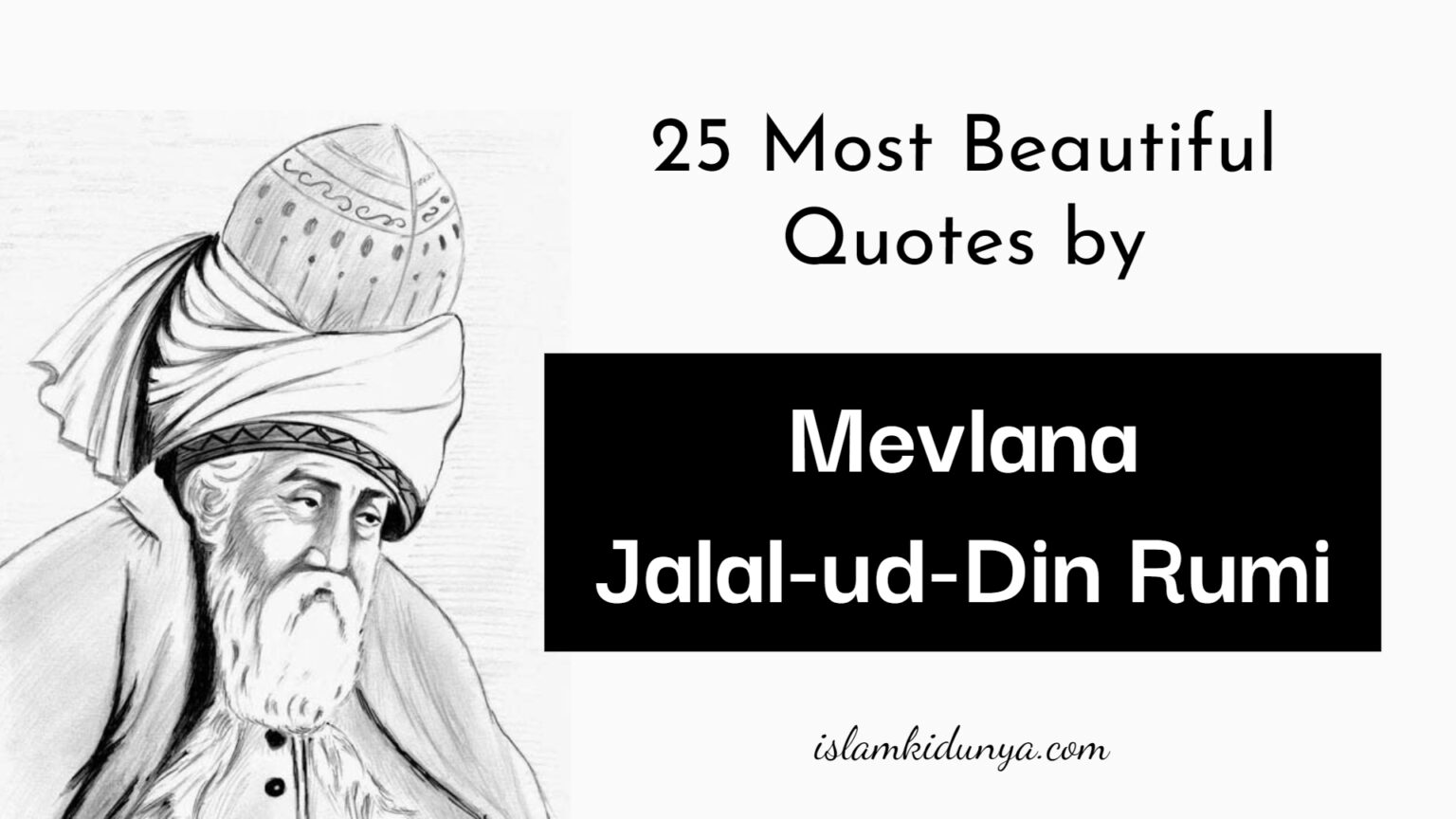 40+ Rumi Wisdom Quotes about Love, Life, Inner Peace and Patience